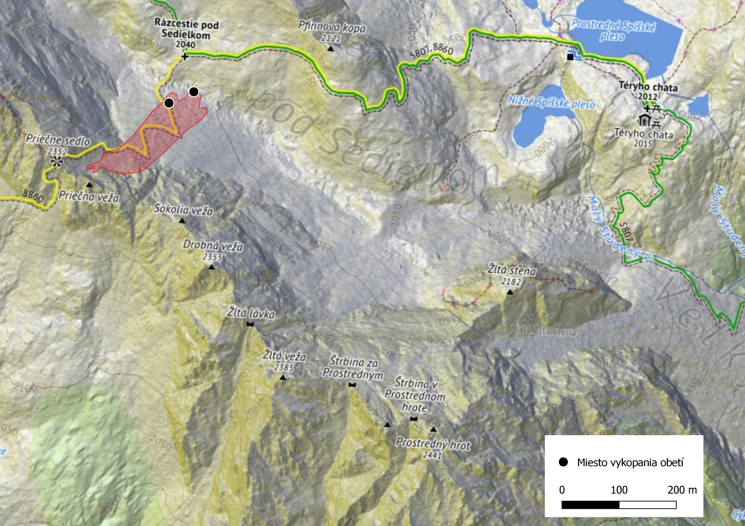 Druhá tragická nehoda tejto sezóny – Lavínová nehoda Priečne sedlo 10. ...